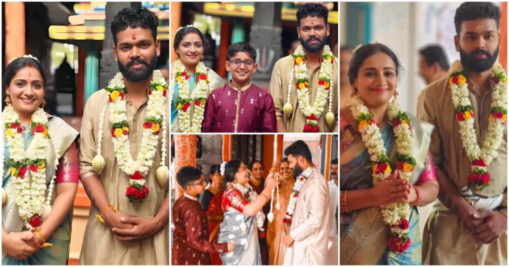 നടി മീര വാസുദേവ് വിവാഹിതയായി, 'സുമിത്ര'യുടെ വരൻ കുടുംബവിളക്ക് സെറ്റി ...